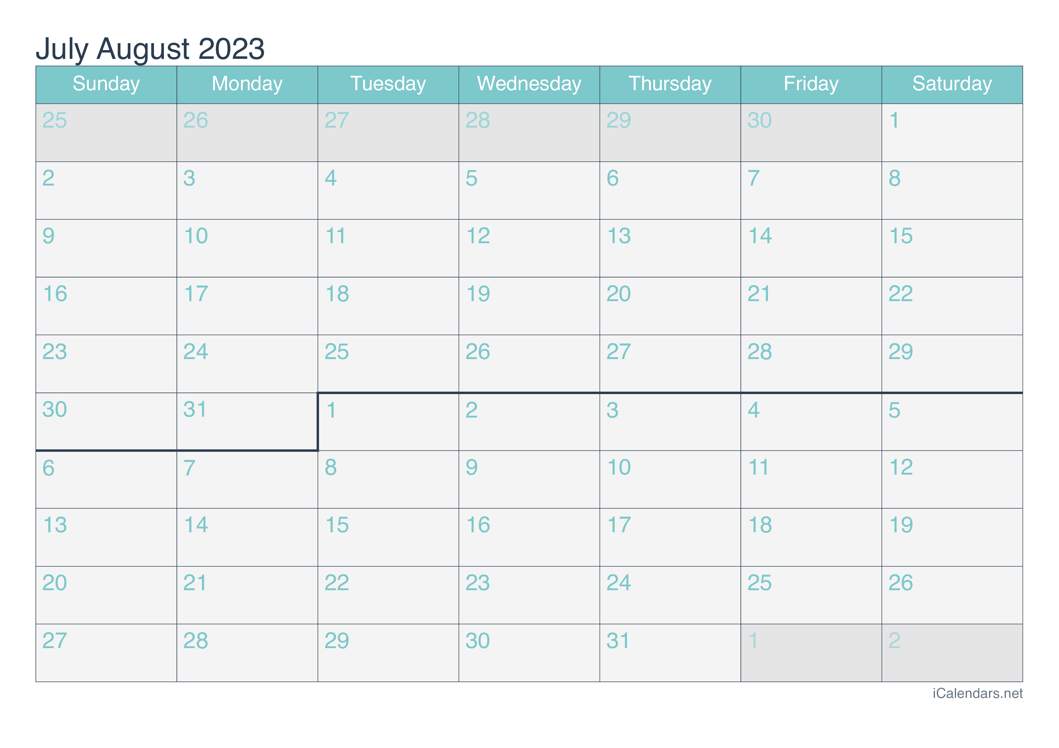 Printable Calendar July 2023 To June 2022 September 2022 Calendar 